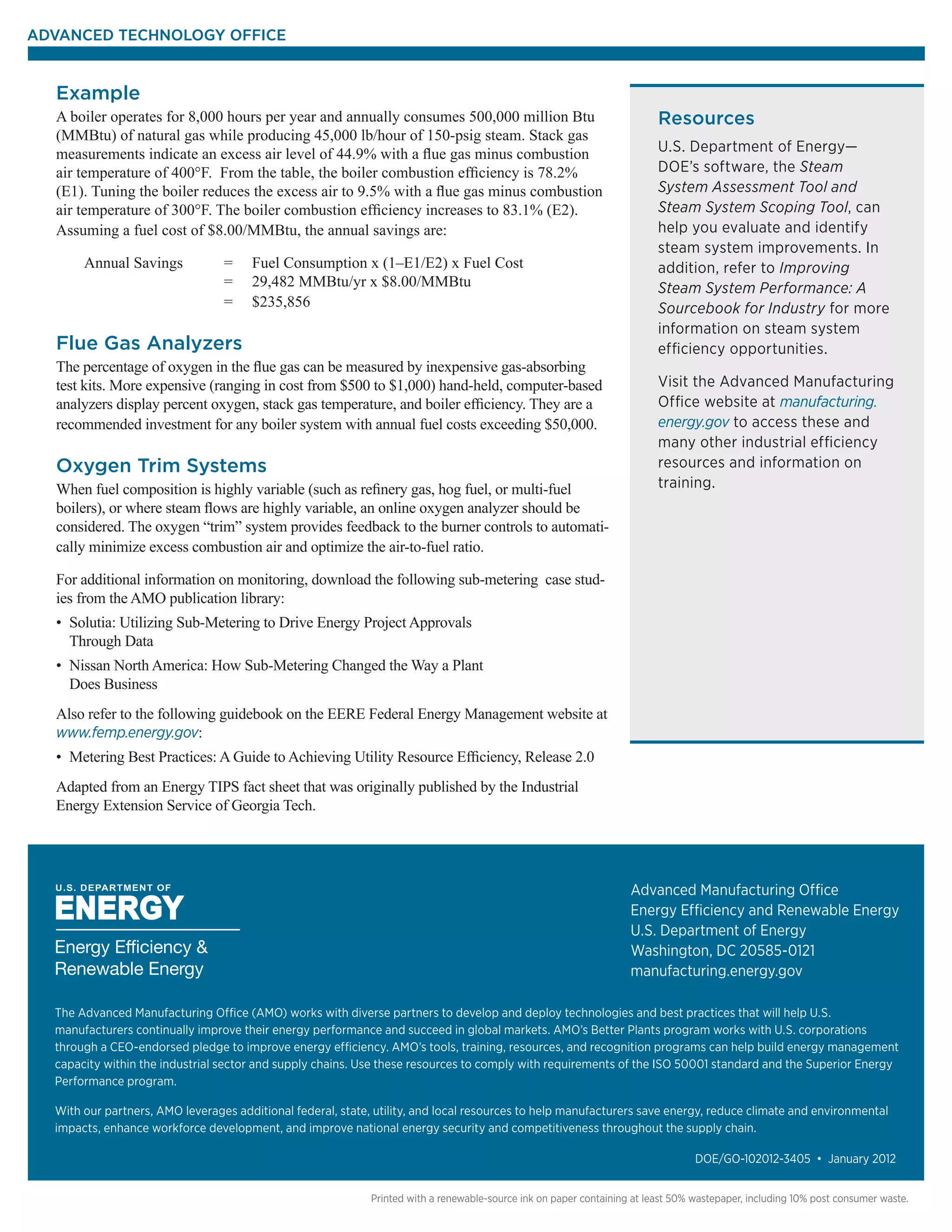 Steam4 boiler efficiency | PDF