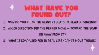 Steam Activity Pepper And Soap Experiment Pdf