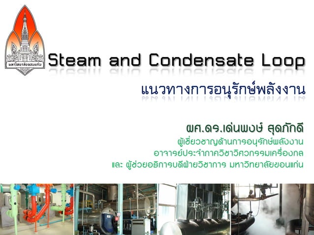 Steam and Condensate Loop (Thai) | PDF