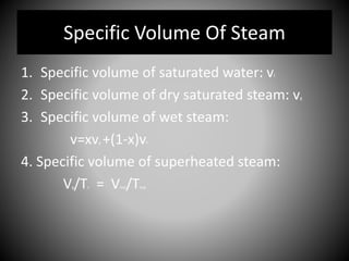 Steam and its properties | PPTX