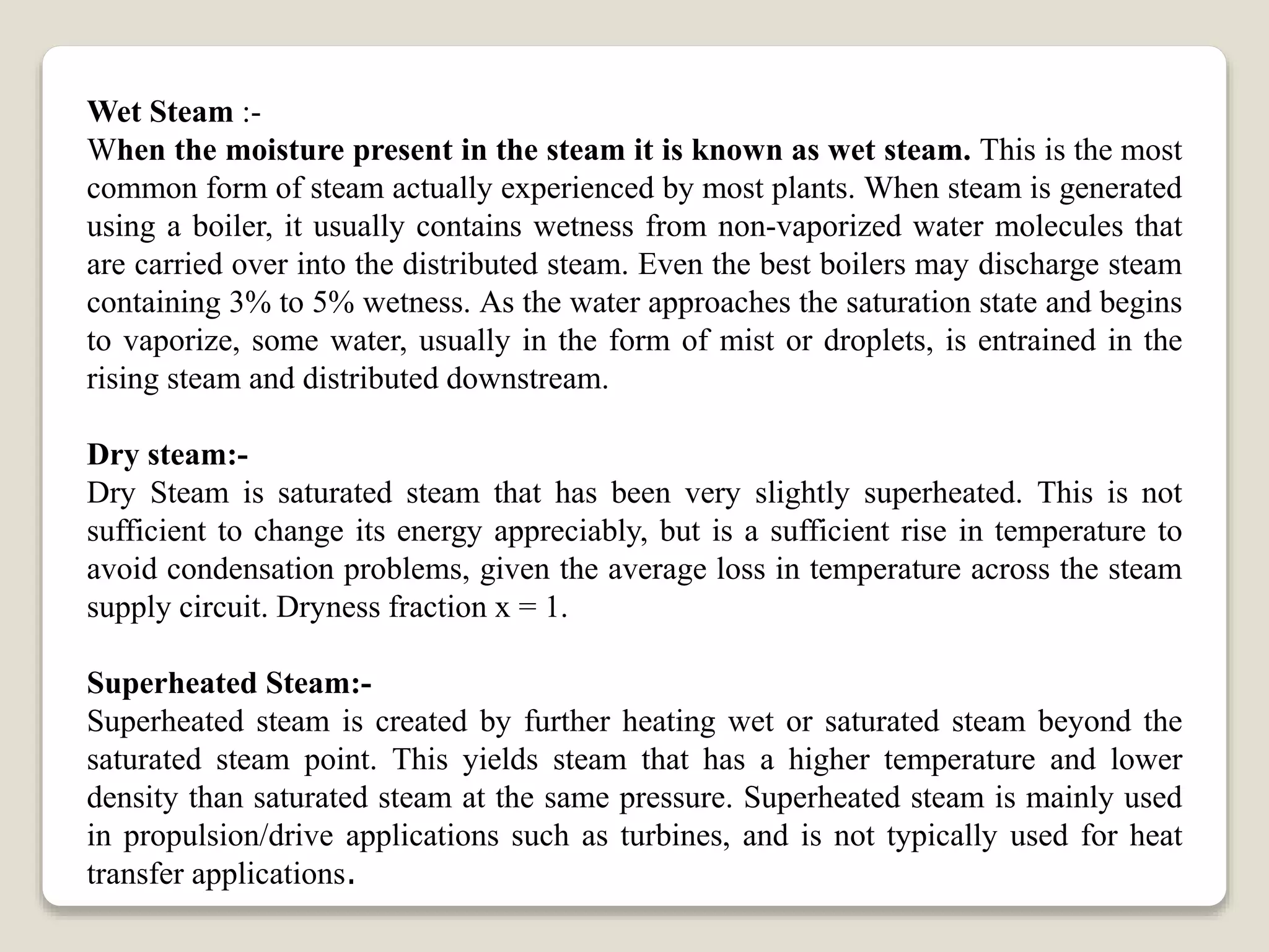 Steam and its properties and steam table | PPTX