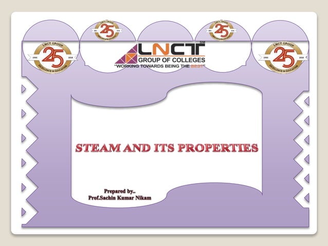 Steam and its properties and steam table | PPTX | Chemistry | Science