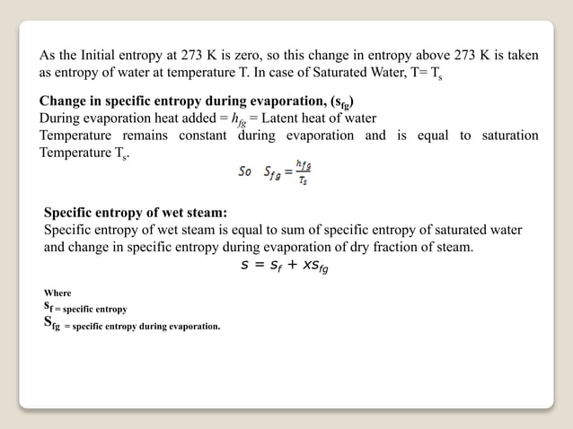Steam and its properties and steam table | PPTX | Chemistry | Science