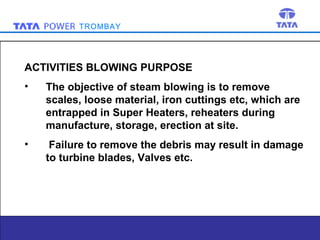 Steam blowing procedure | PPS