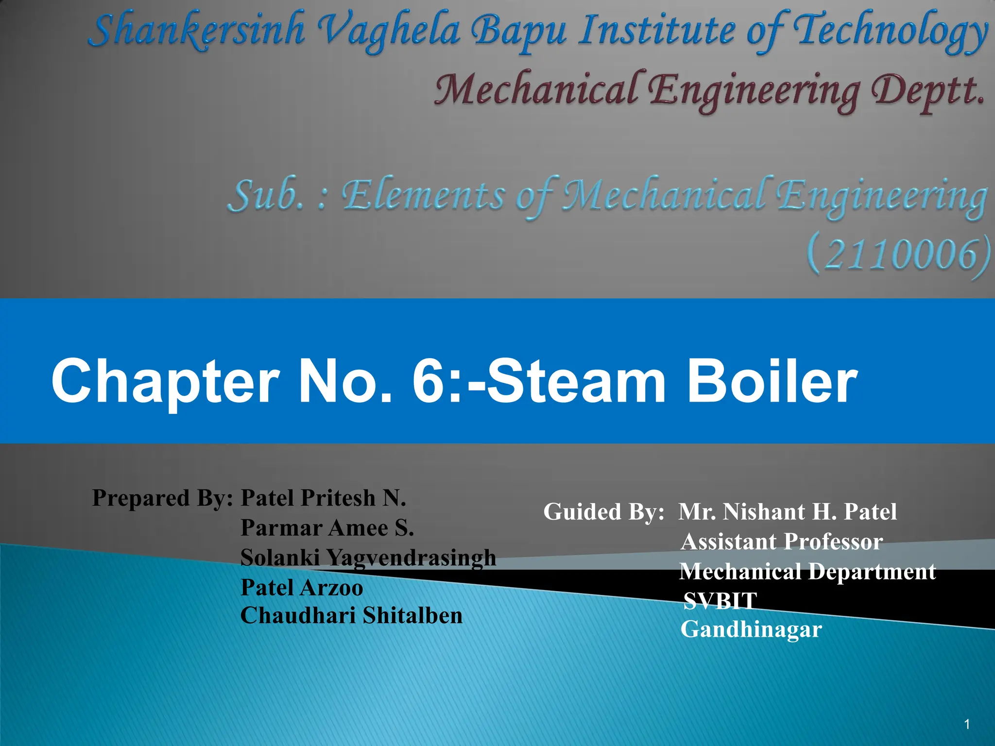 Classification of Steam generator or Boiler | PDF