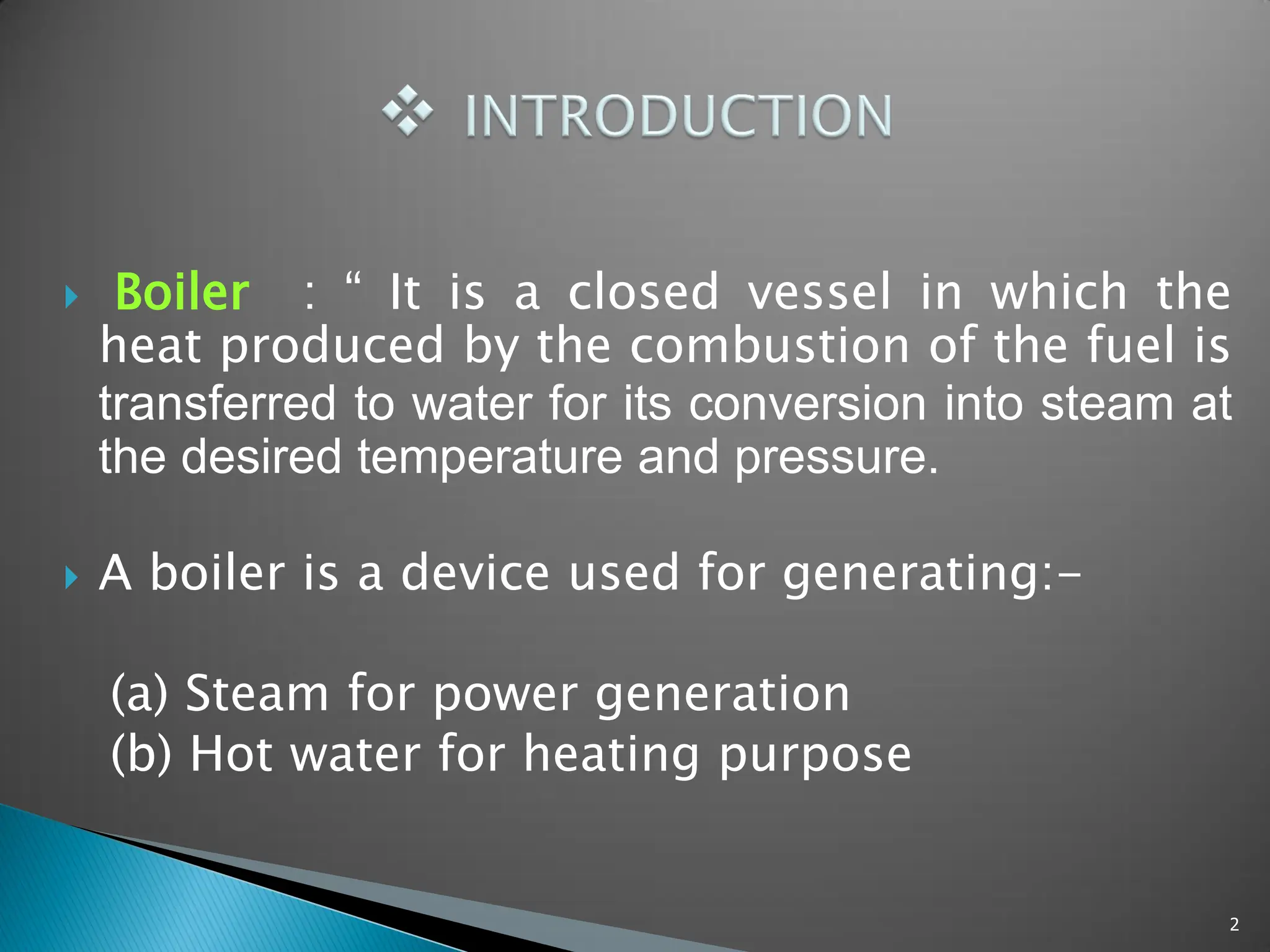 Classification of Steam generator or Boiler | PDF