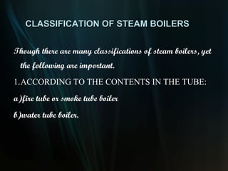 Steam boilers | PPT