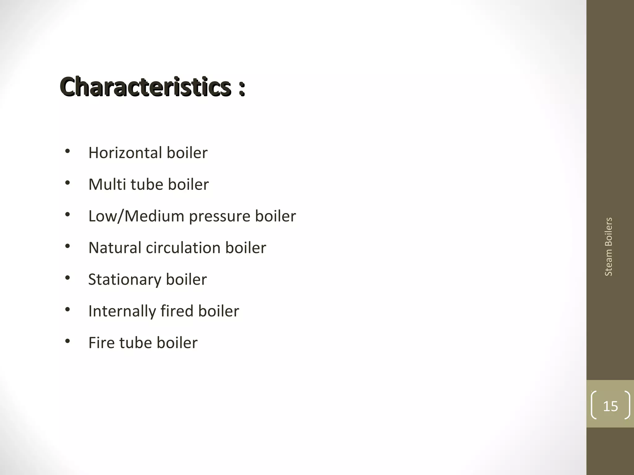 Steamboilers (elements of mechanical engineering) | PPT