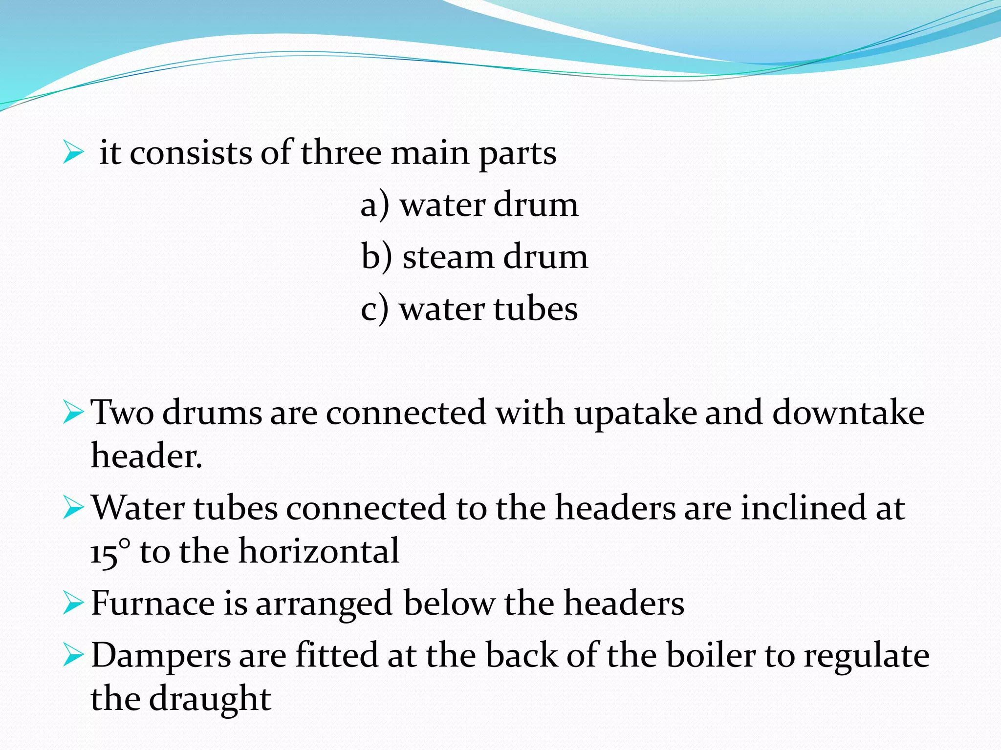 Steam boilers | PPTX