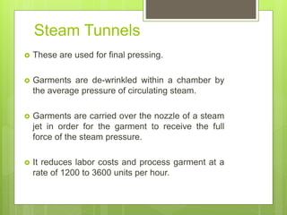 fabric and garment finishing | PPTX