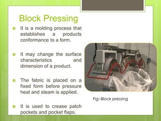 fabric and garment finishing | PPTX