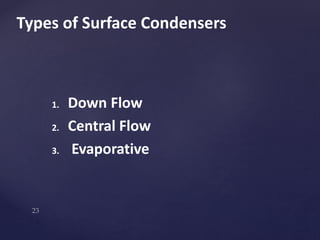 Steam condenser | PPTX