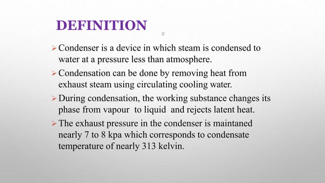 Steam condenser copy | PPTX | Power and Energy Industry | Industries