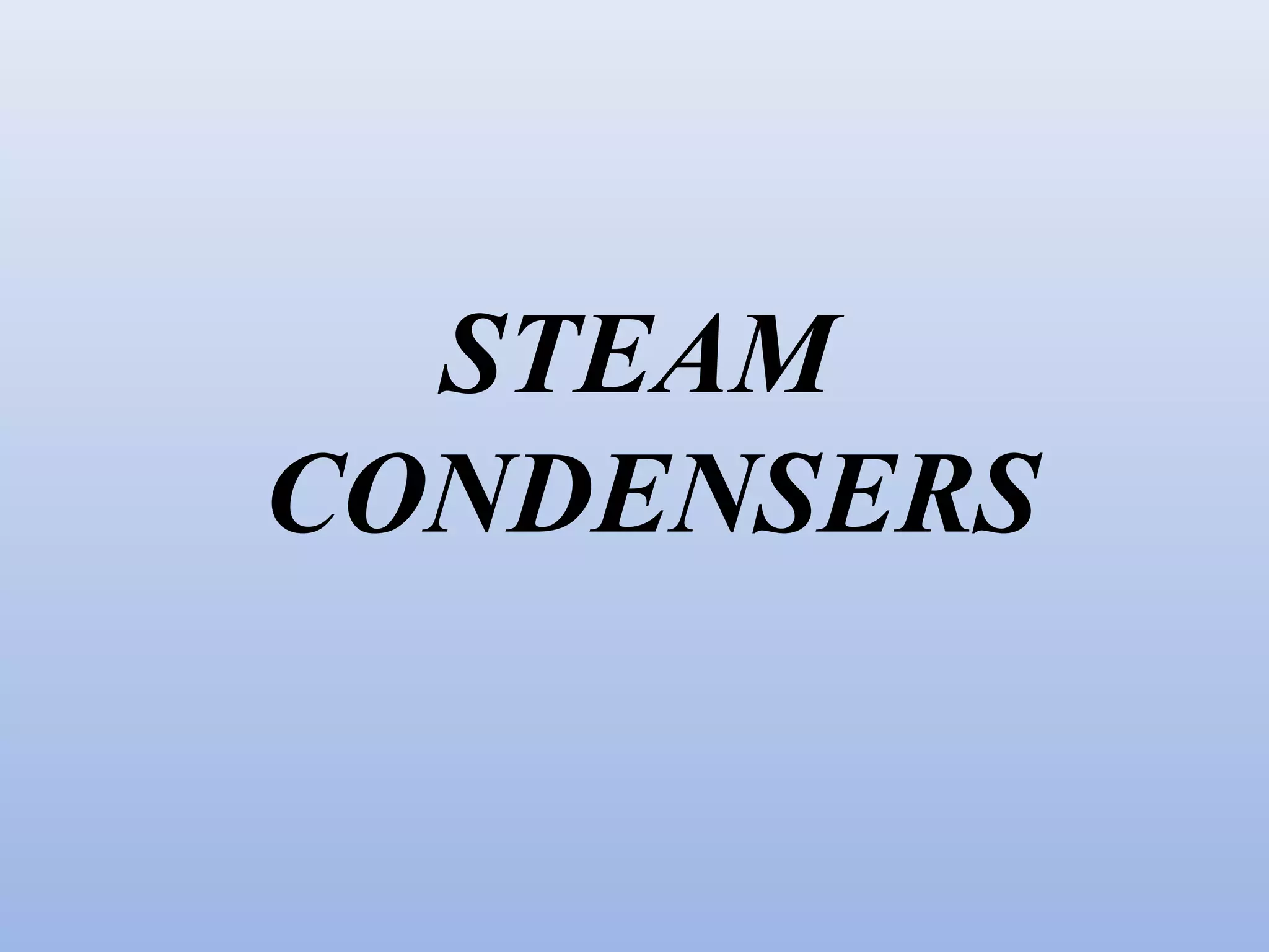 Steam Condensers | PPS
