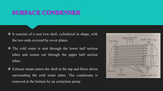 Steam condensers | PPTX