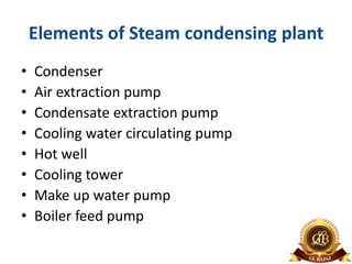 Steam condensers - Part 1 (introduction and classification) | PPT
