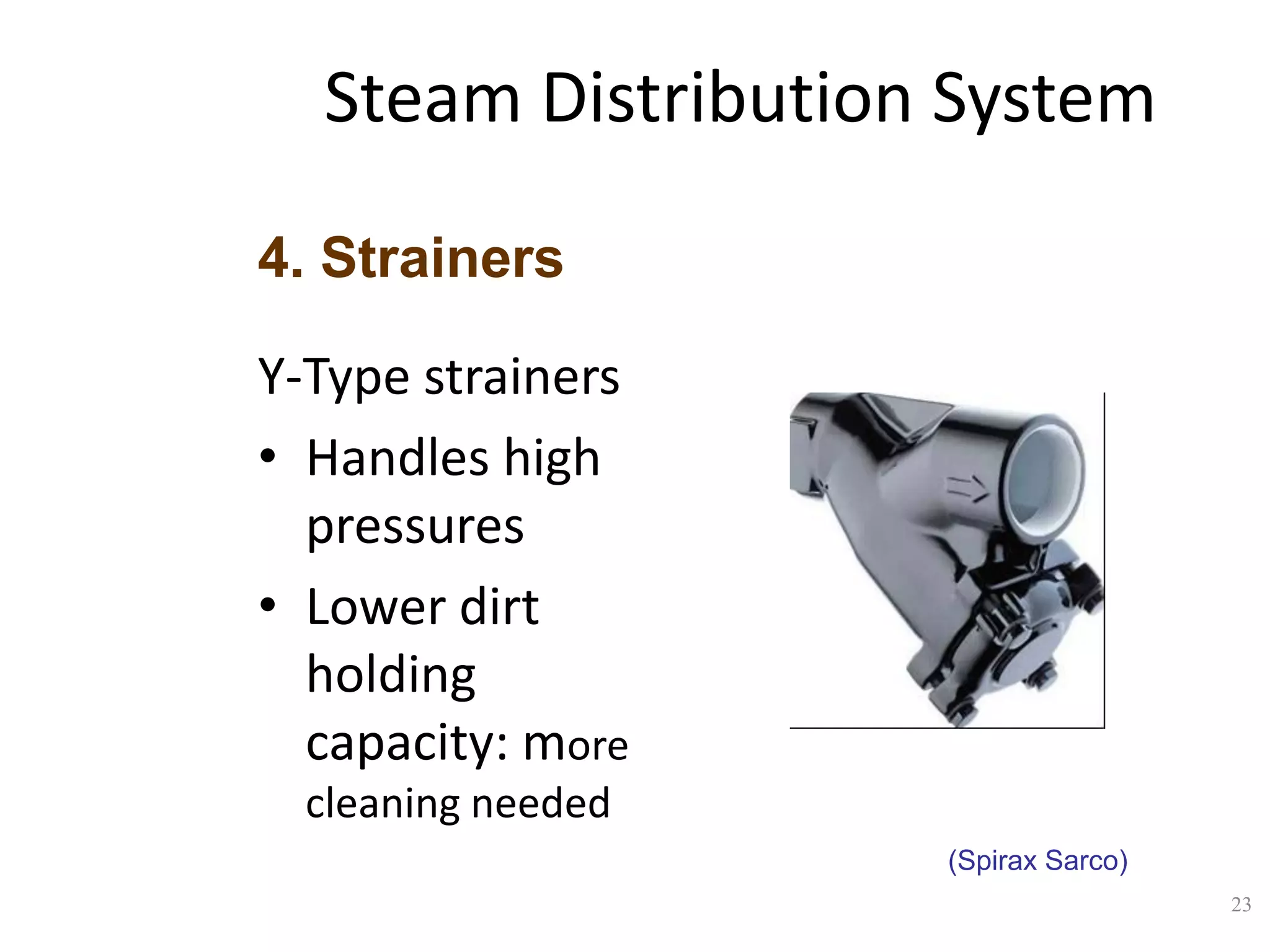 Steam distribution system, utilization and design | PDF