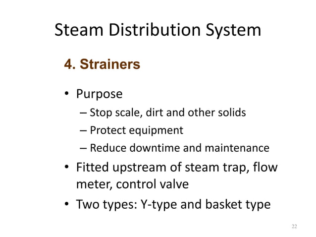 Steam distribution system, utilization and design | PDF | Power and ...