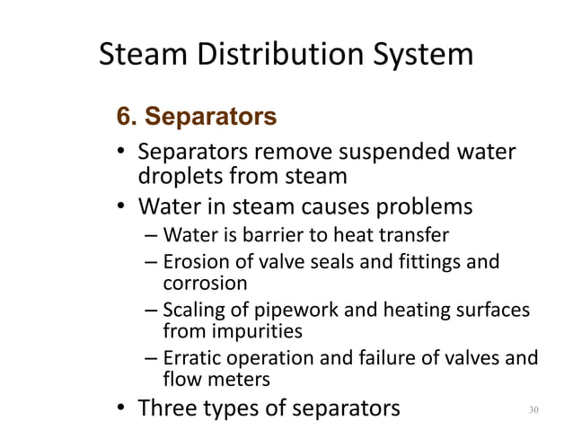 Steam distribution system, utilization and design | PDF | Power and ...