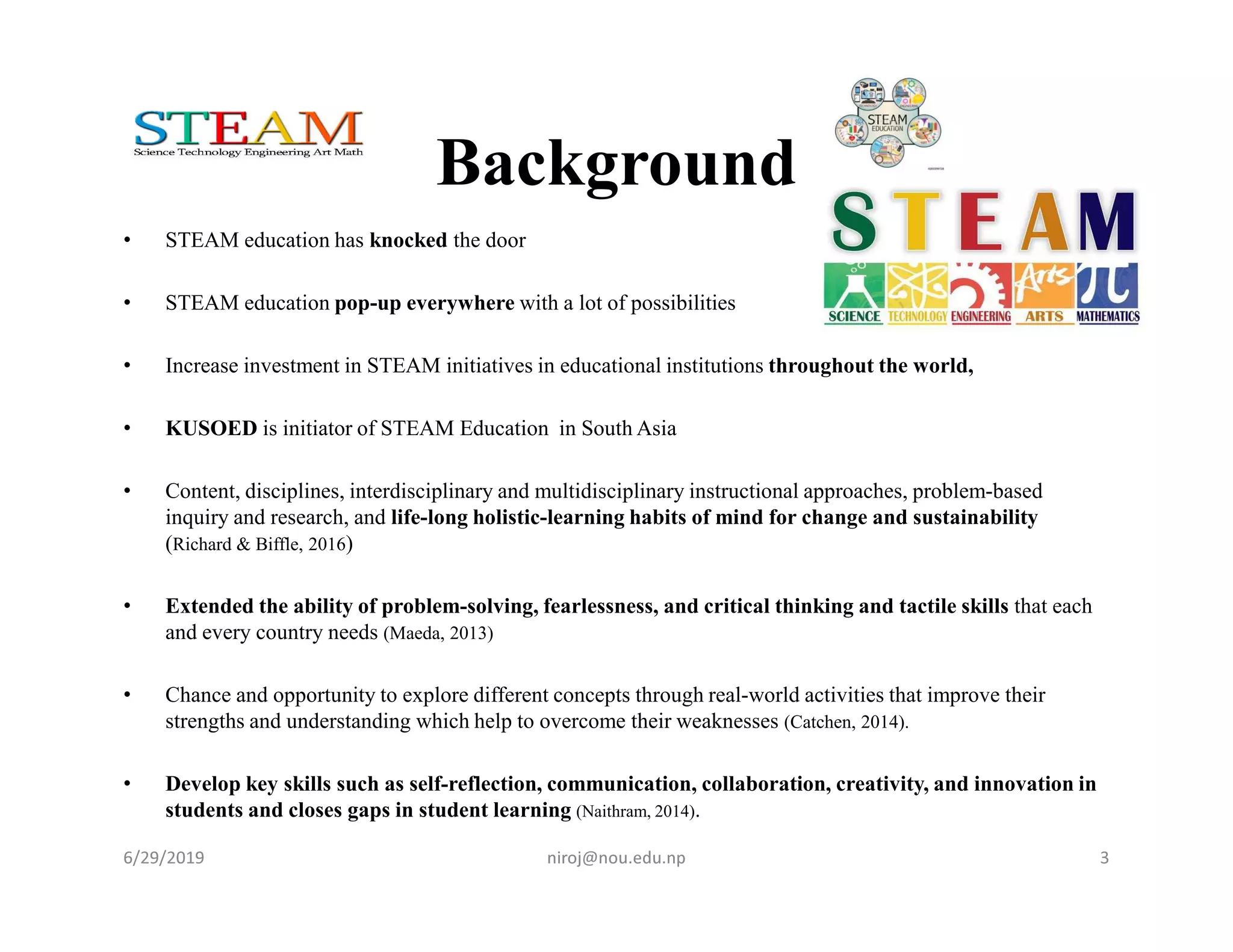 STEAM EDUCATION: AN EYE OPENING FOR 21st CENTURY EDUCATION | PDF