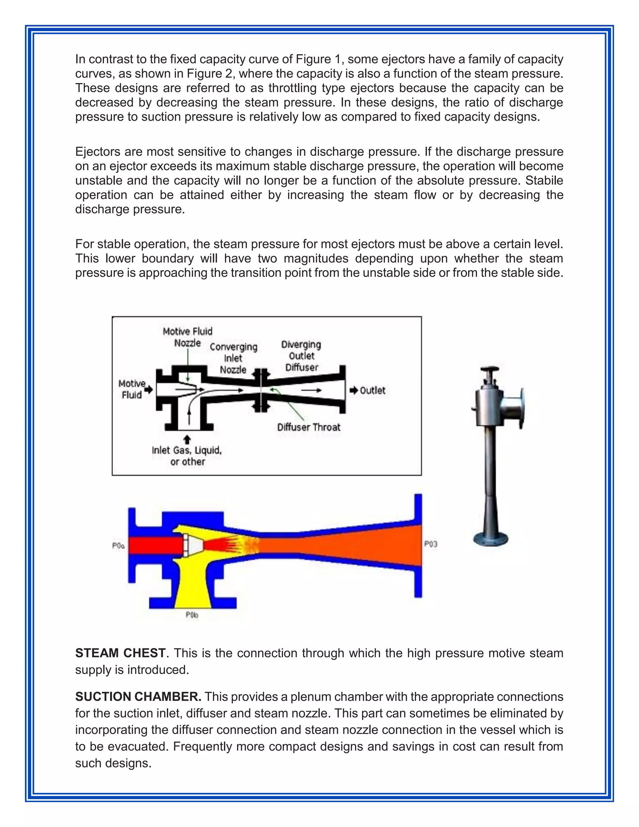Steam ejector working principle | PDF