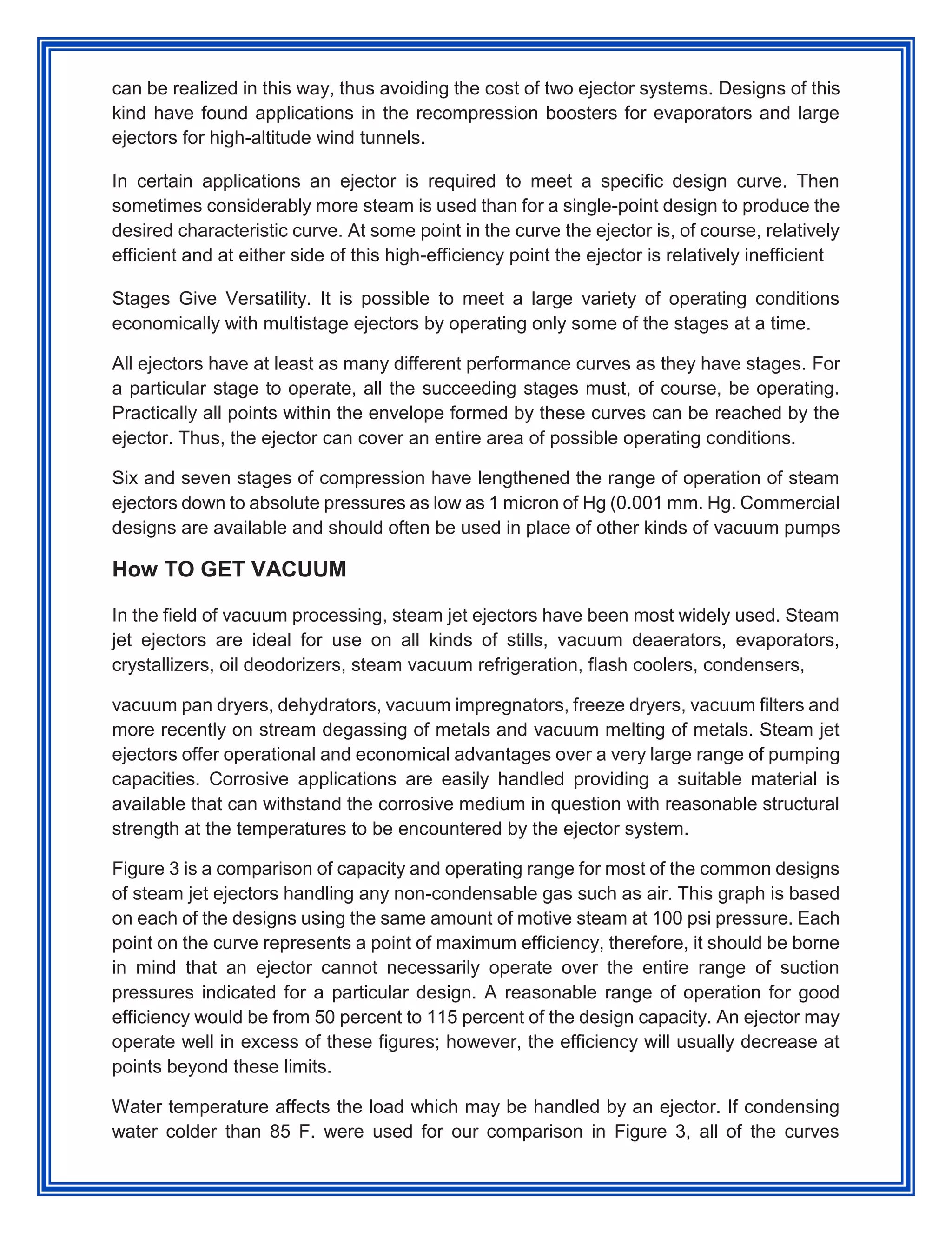 Steam ejector working principle | PDF | Physics | Science
