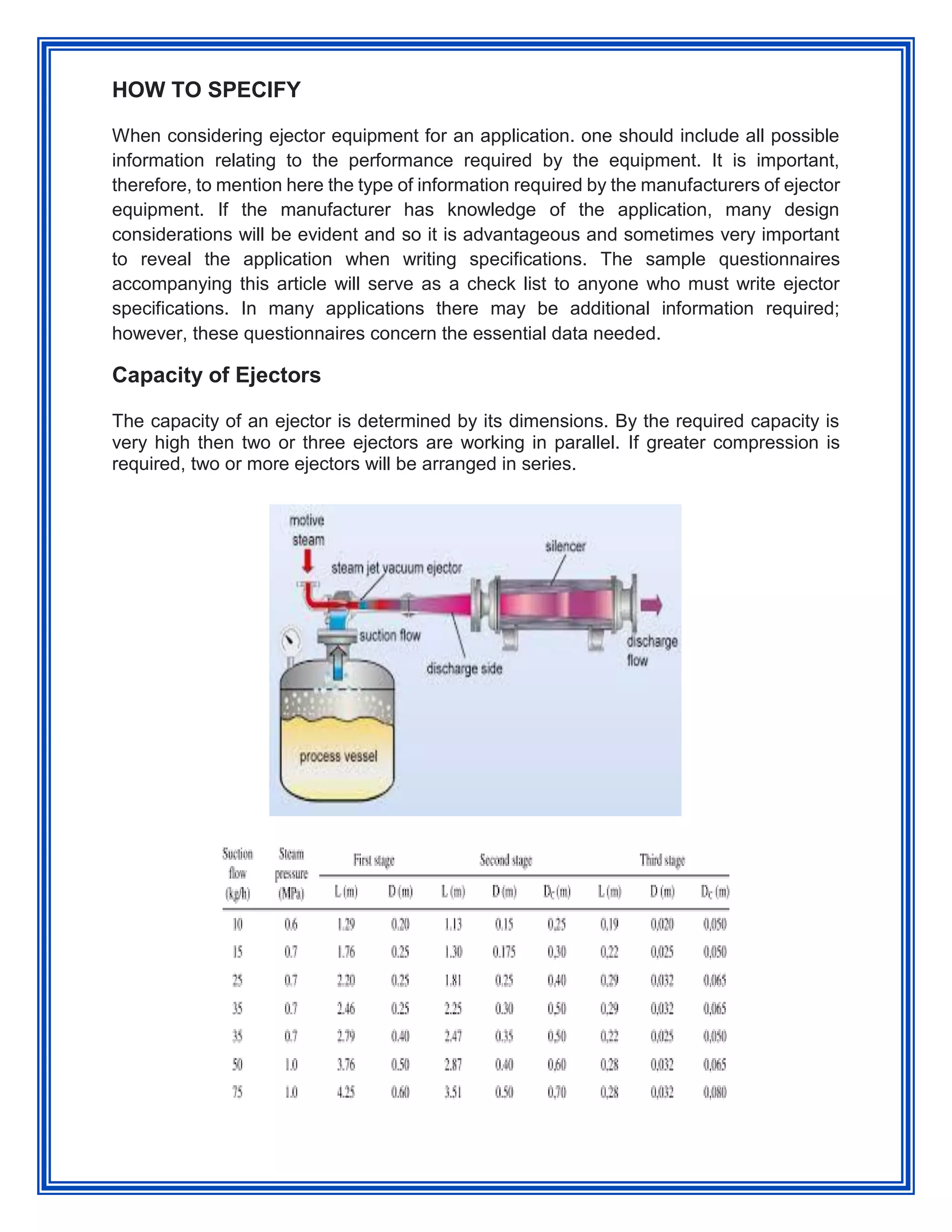 Steam ejector working principle | PDF