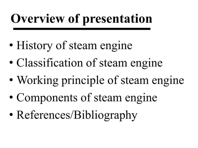 Steam engine | PPTX | Auto Technology | Automotive