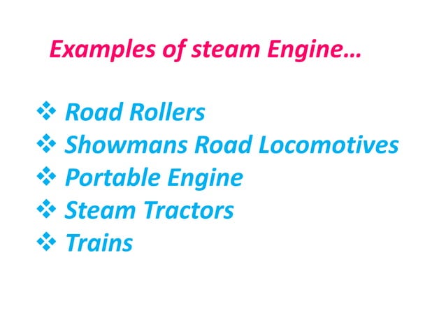 Steam engine presentation by Mohd.Mufeed. | PPTX