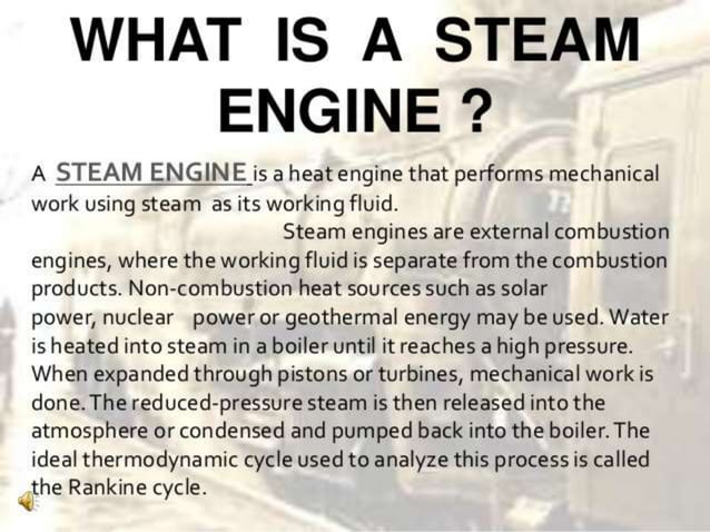 Steam engine presentation by Mohd.Mufeed. | PPTX