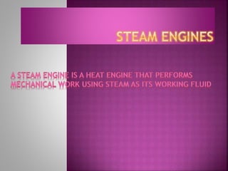 Steam engines | PPT