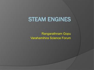 Steam Engines : The great discovery of world | PPSX
