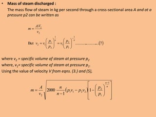 Flow of Steam through Nozzels | PPT