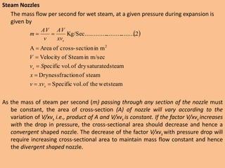 Flow of Steam through Nozzels | PPT