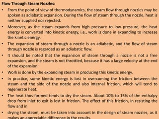 Flow of Steam through Nozzels | PPT