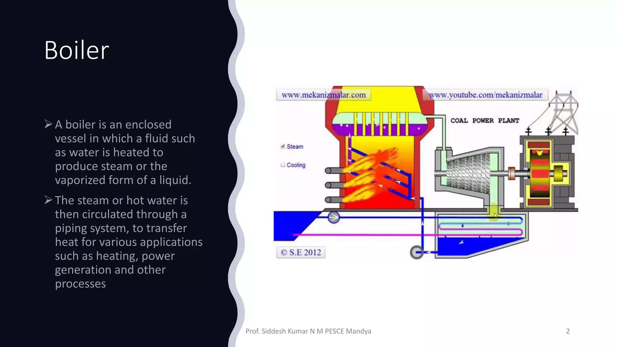 Steam formation and turbines | PPTX