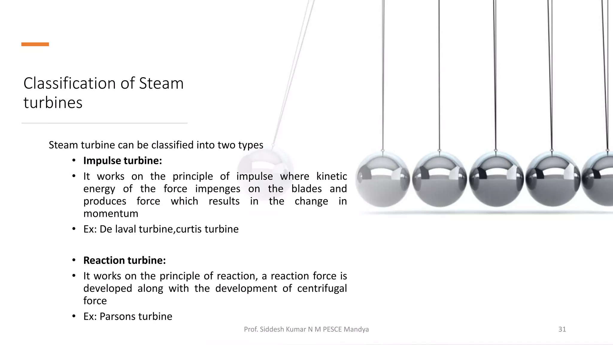 Steam formation and turbines | PPTX