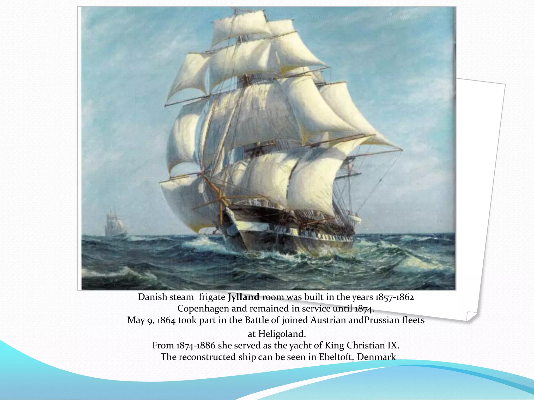 Steam frigate Jylland | PPSX