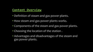 Steam gas power | PPTX