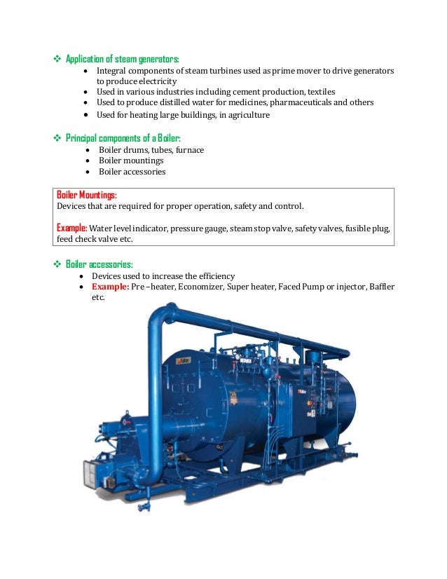 Steam generating unit