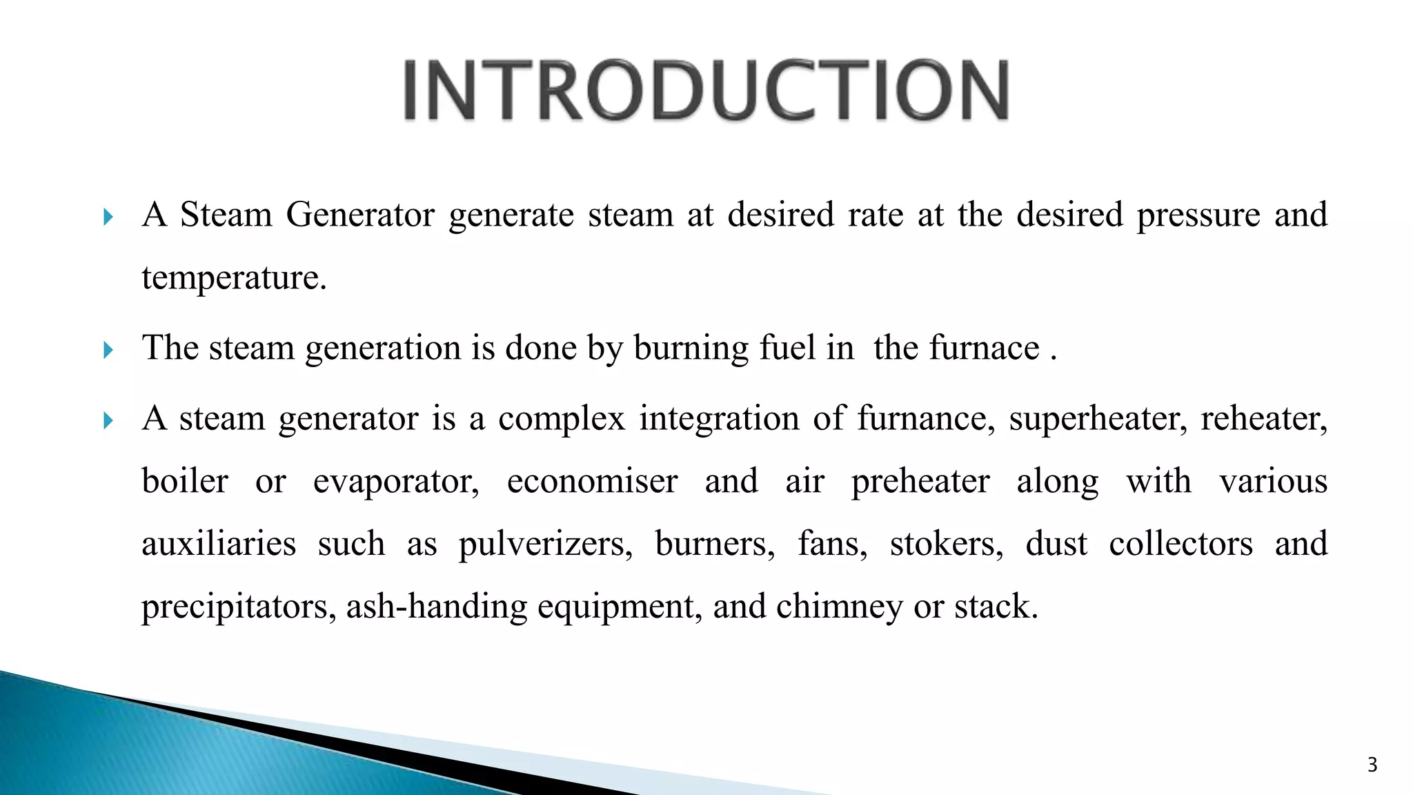 Steam generator & its type. | PPTX