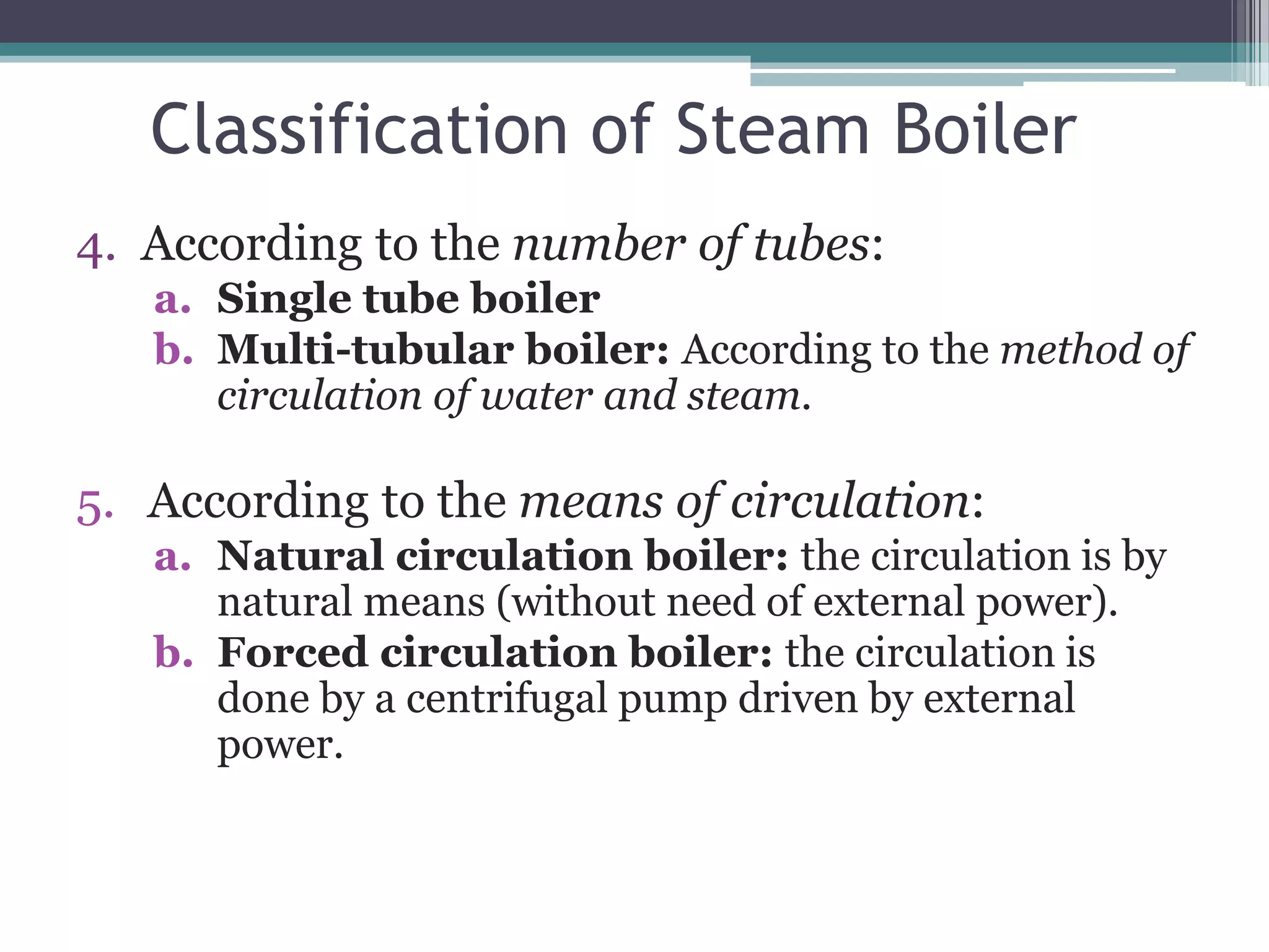 Steam Generator or Boilers | PPT