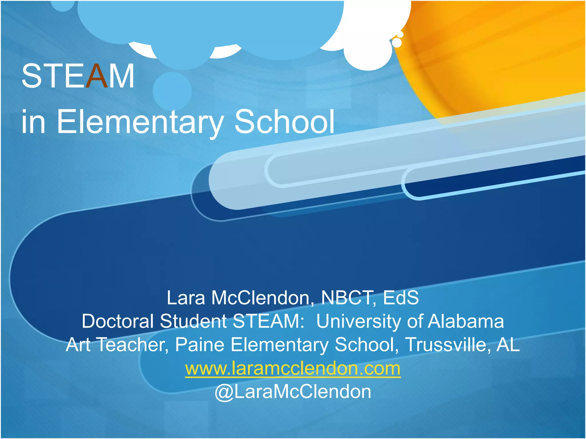 Steam in elementary school planning | PPTX