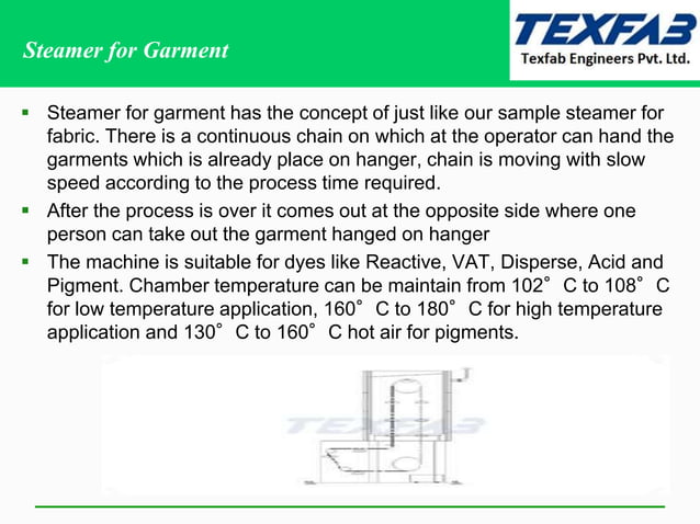 use of steaming in textile processing machinery | PPTX | Needlework ...