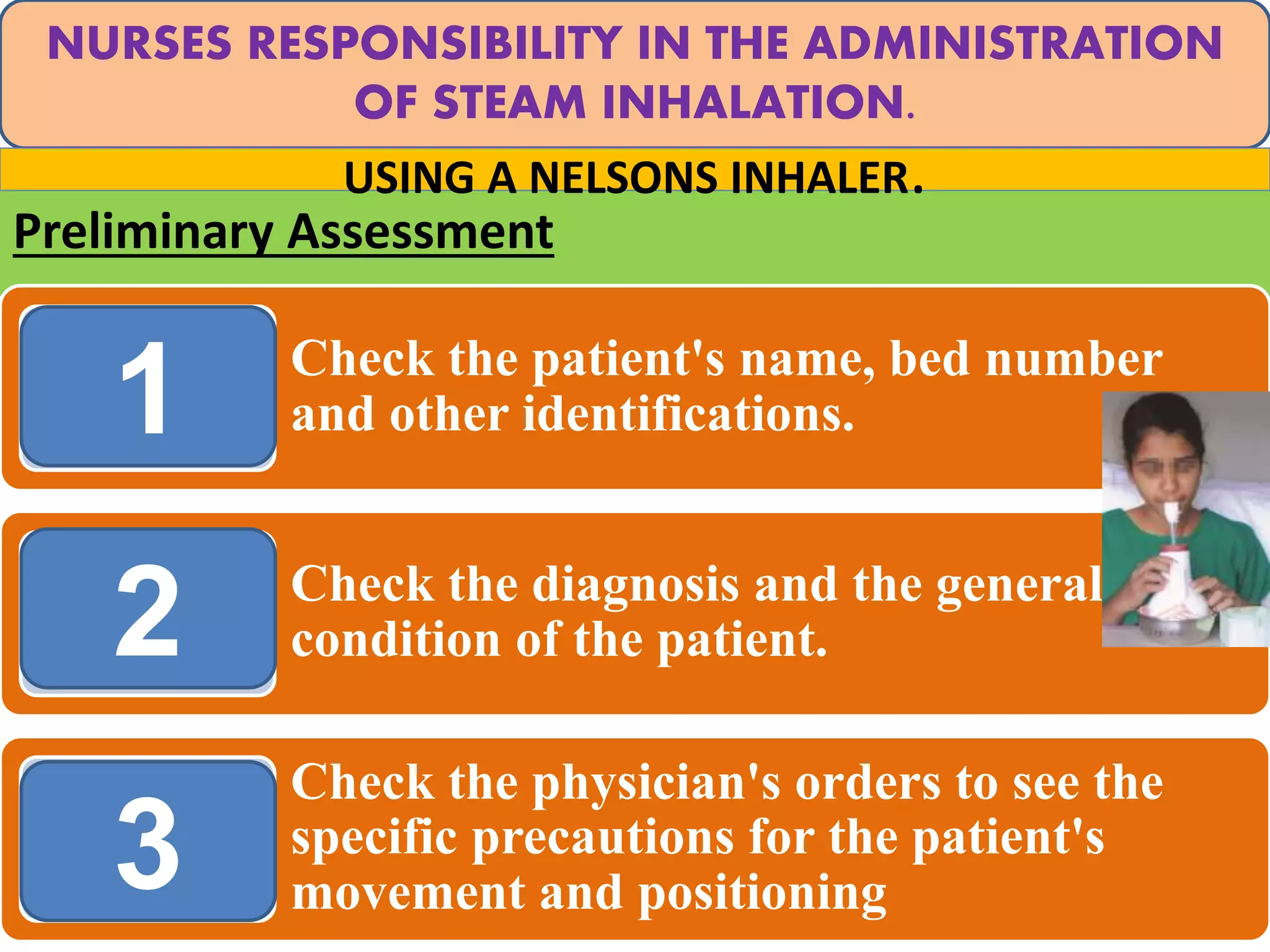 Steam inhalation | PPTX