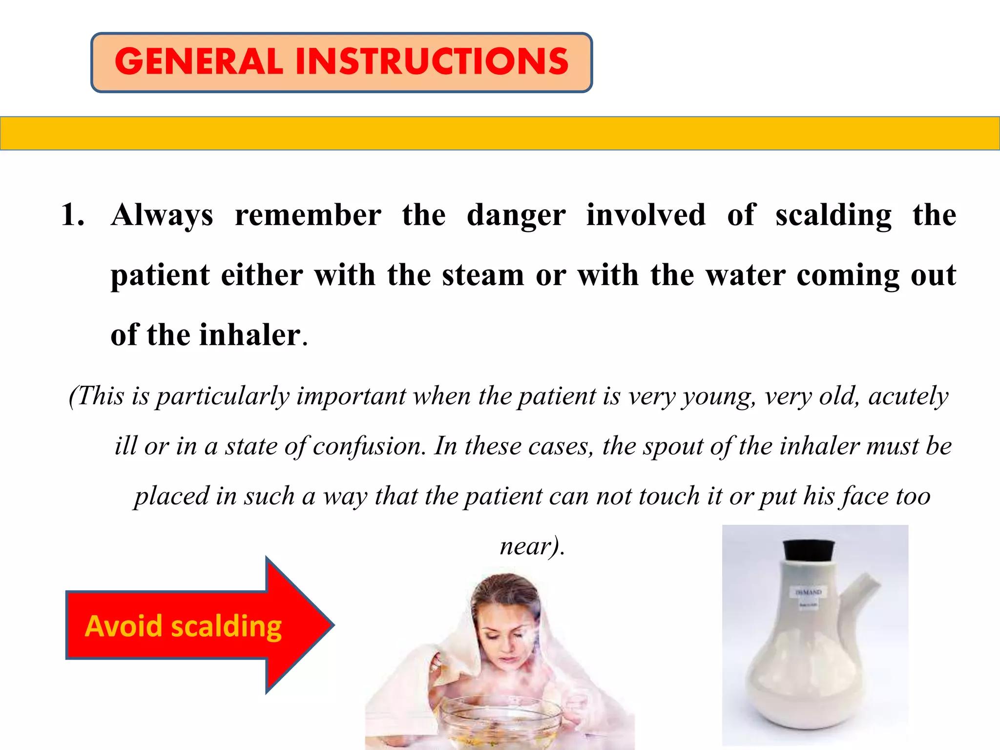 Steam inhalation | PPTX