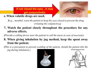 Steam inhalation | PPTX