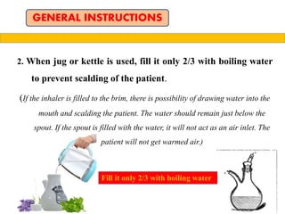 Steam inhalation | PPTX