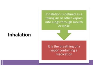 Steam inhalators- Usage and Maintenance | PPTX