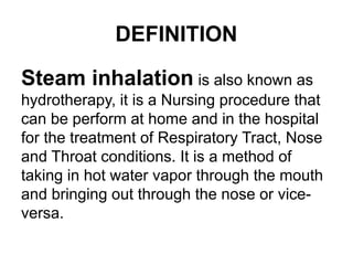 Presentation on Steam inhalation core.pptx